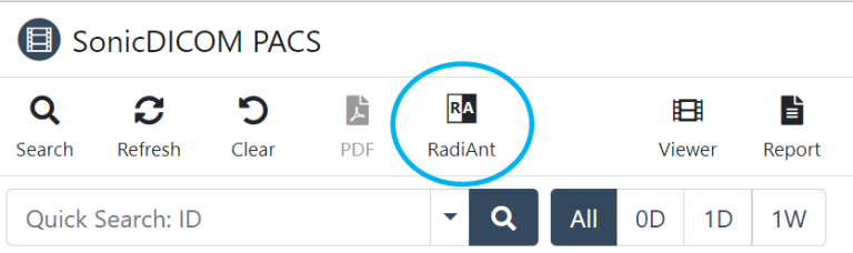 Integration with RadiAnt DICOM Viewer | SonicDICOM